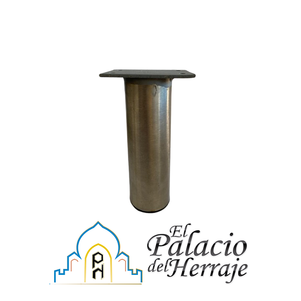 Pata Redonda Acero Inx 12cms Sin Nivelador - Fundi
